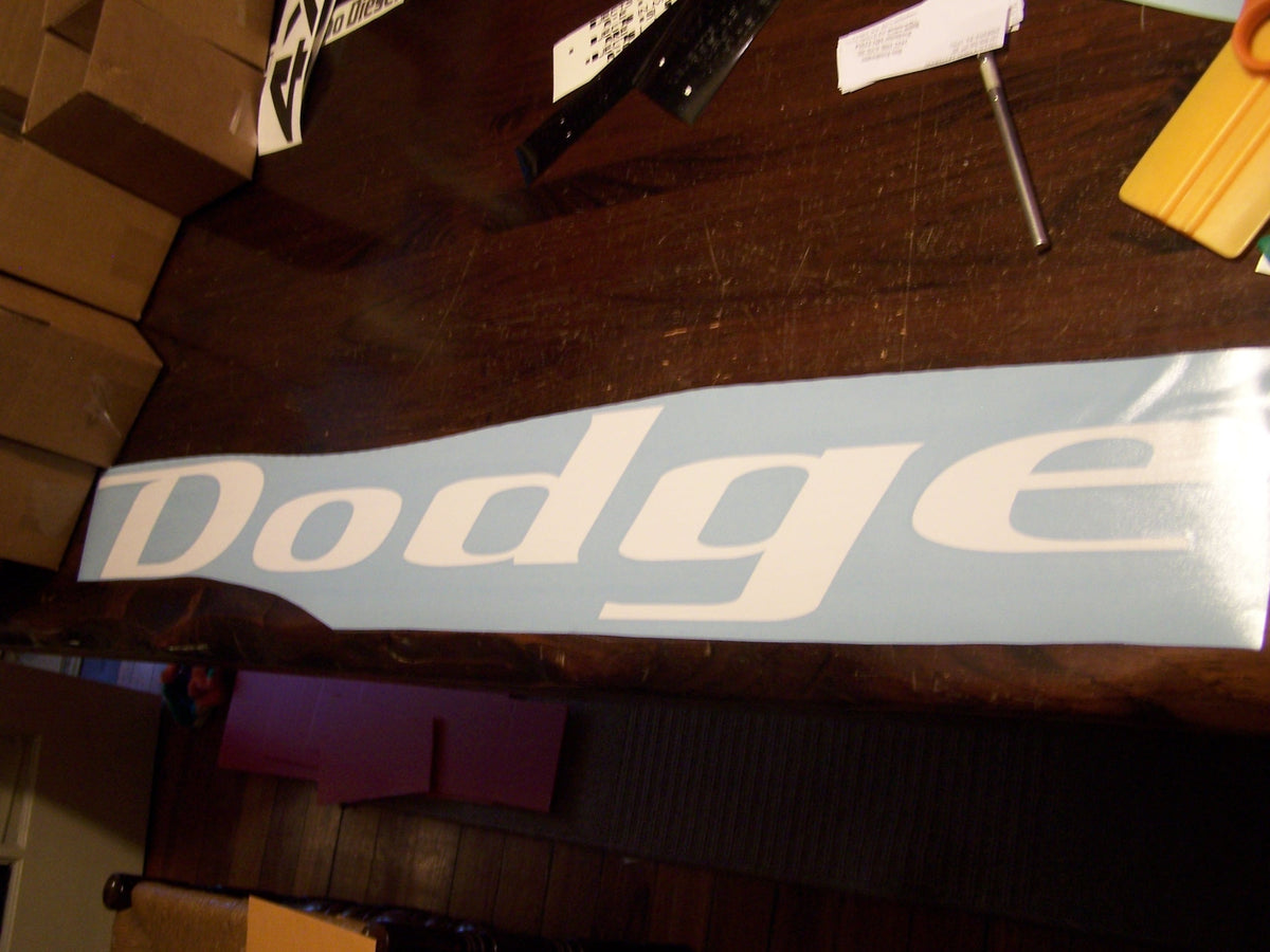 Dodge Windshield Decal Banner Sticker Choose Color And Size Vellosvinyl