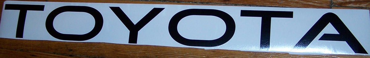 Toyota Windshield Window Decal Banner Choose Size And Color Vellosvinyl