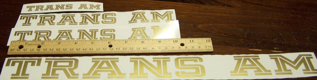 PONTIAC TRANS AM 2ND GEN 70-81 EMBLEMS – Vellosvinyl