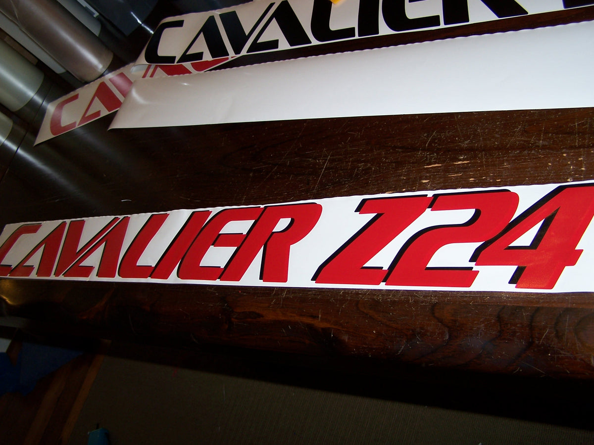 CAVALIER Z24 WINDSHIELD / WINDOW DECAL BANNER VINYL STICKER CHOOSE COL ...