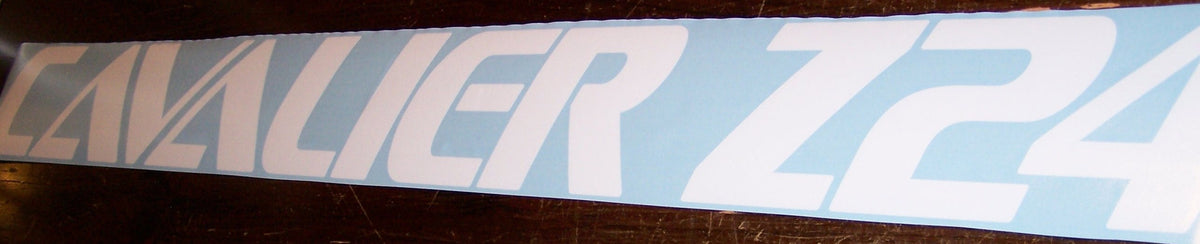 CAVALIER Z24 WINDSHIELD / WINDOW DECAL BANNER VINYL STICKER CHOOSE COL ...