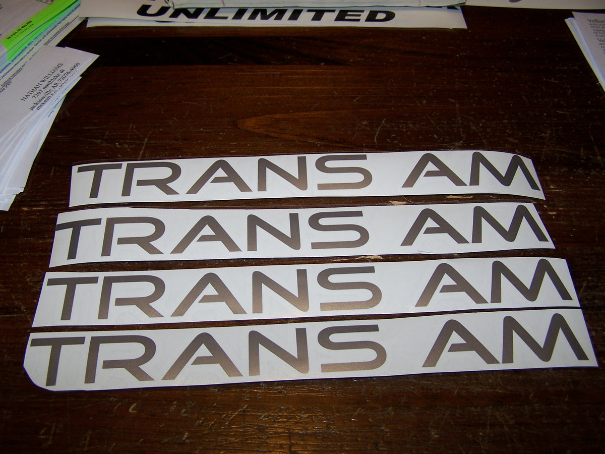PONTIAC TRANS AM 3RD GEN 82-92 EMBLEMS – Vellosvinyl