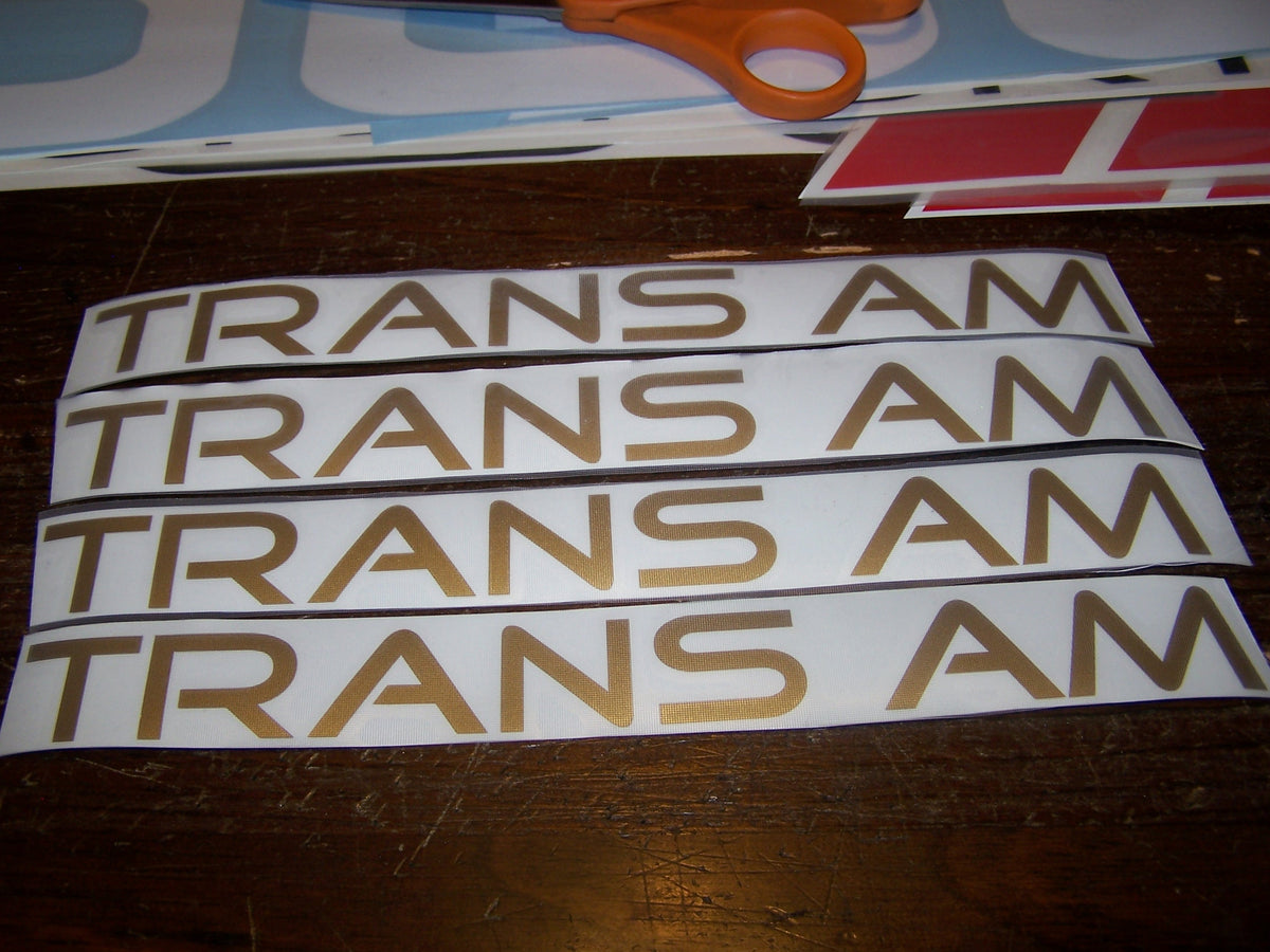 PONTIAC TRANS AM 3RD GEN 82-92 EMBLEMS – Vellosvinyl