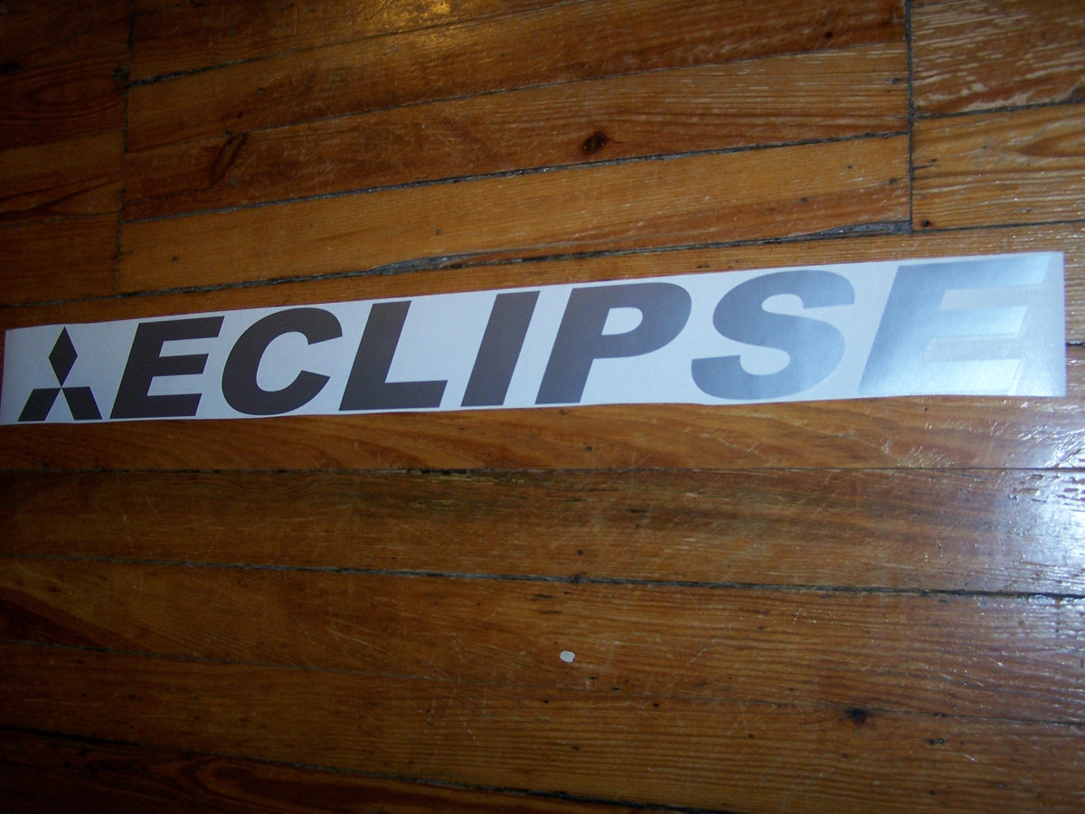 ECLIPSE WINDSHIELD DECAL BANNER VINYL STICKER – Vellosvinyl