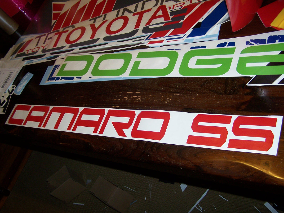 CAMARO SS WINDSHIELD / WINDOW DECAL STICKER CHOOSE COLOR & SIZE ...