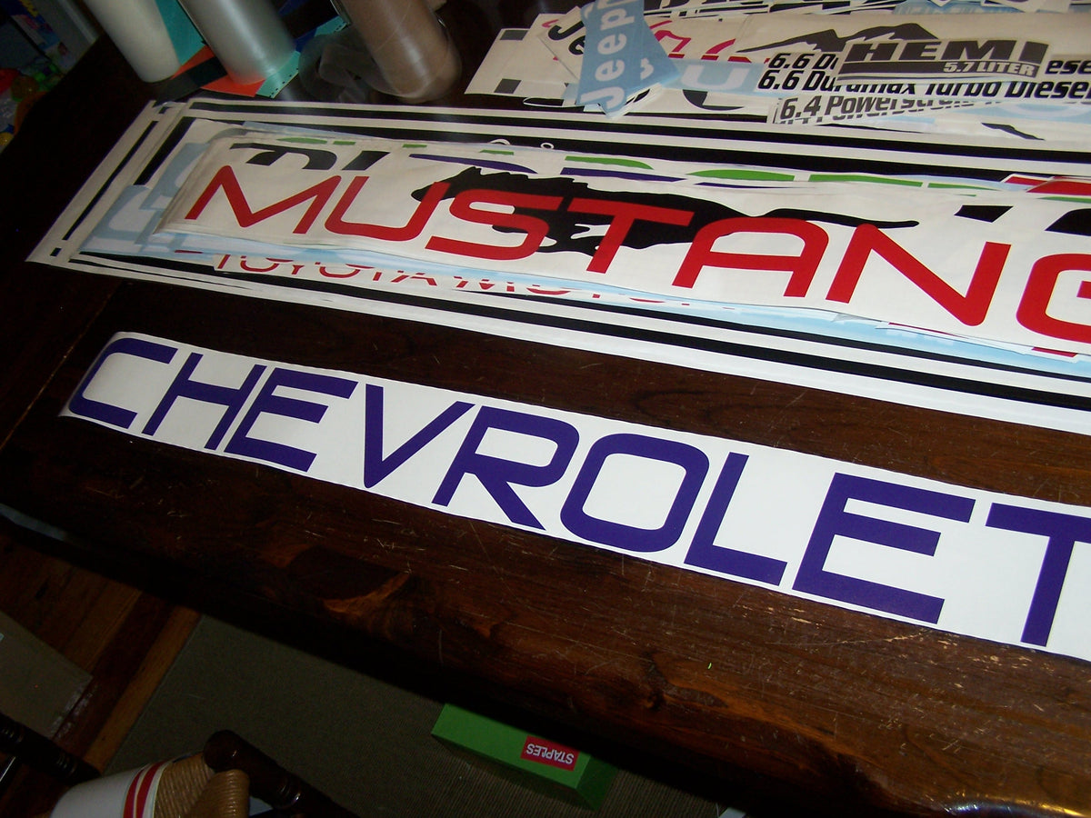 CHEVROLET WINDSHIELD / WINDOW STICKER DECAL CHOOSE SIZE & COLOR ...