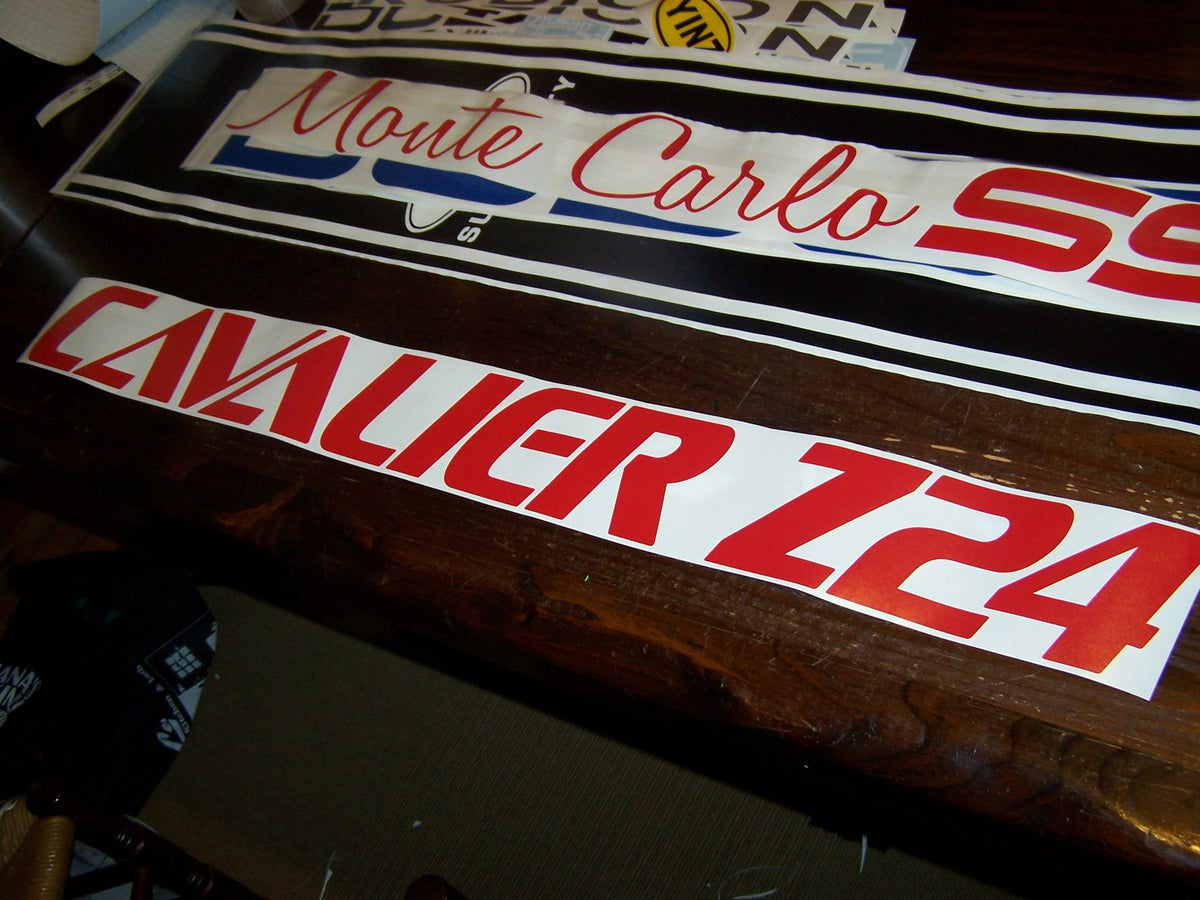 CAVALIER Z24 WINDSHIELD / WINDOW DECAL BANNER VINYL STICKER CHOOSE COL ...