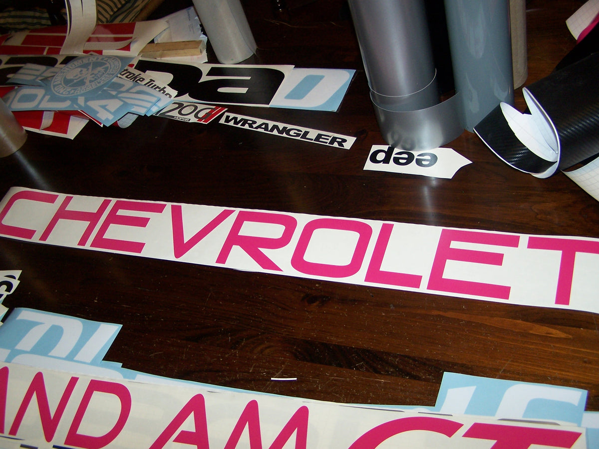 CHEVROLET WINDSHIELD / WINDOW STICKER DECAL CHOOSE SIZE & COLOR ...