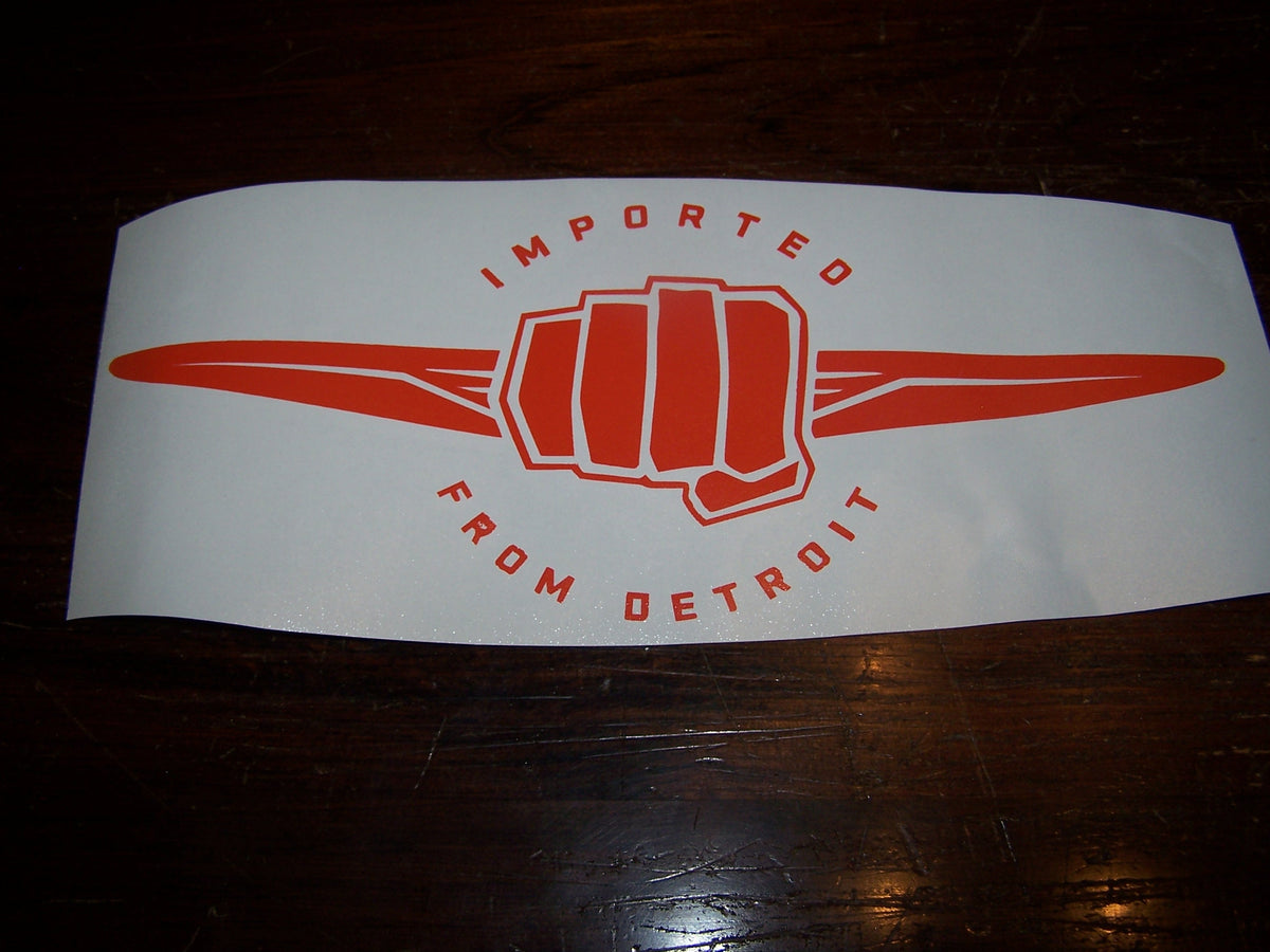 IMPORTED FROM DETROIT DECAL – Vellosvinyl