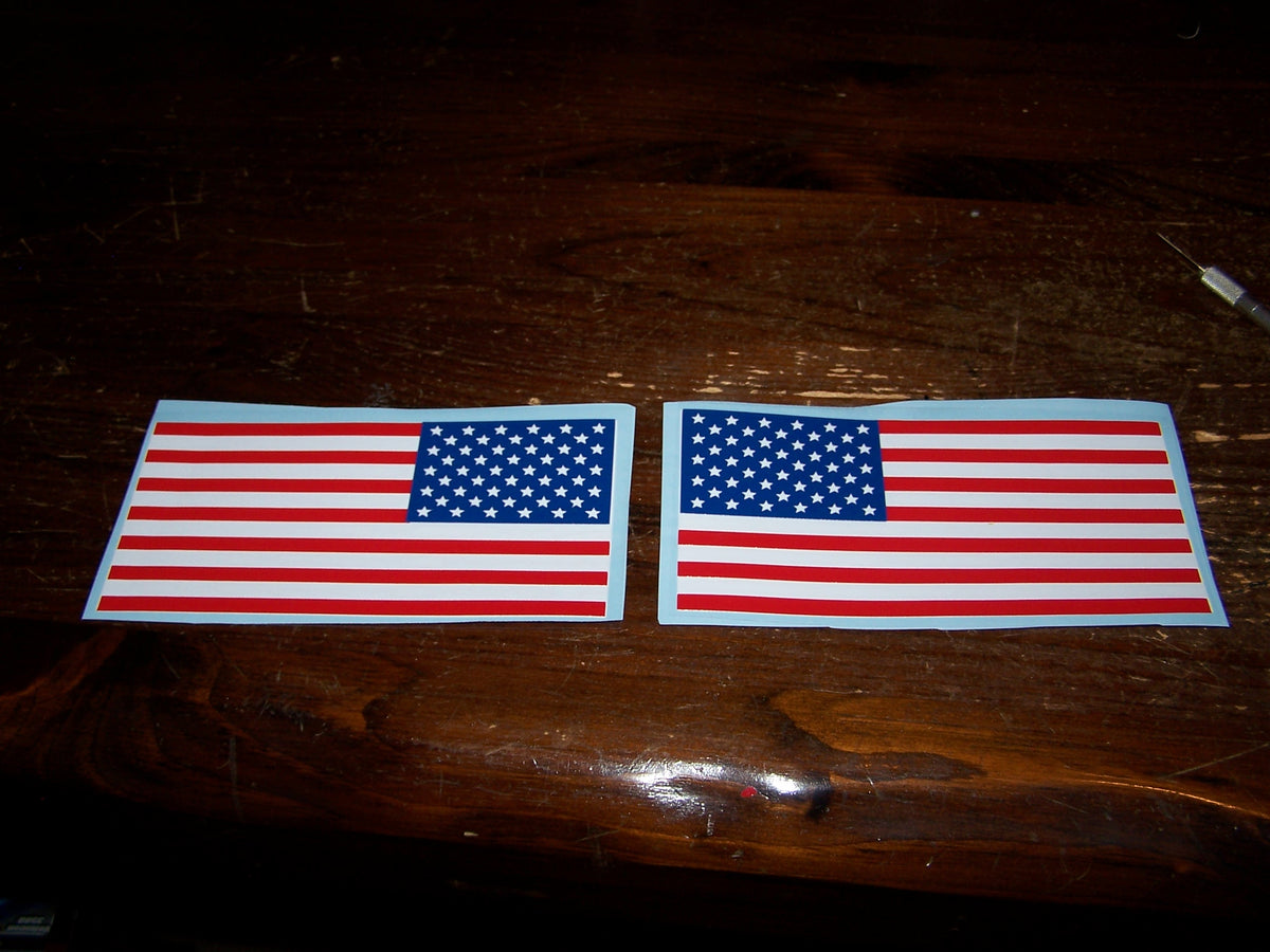 AMERICAN FLAG VINYL DECAL STICKER SET OF 2 – Vellosvinyl