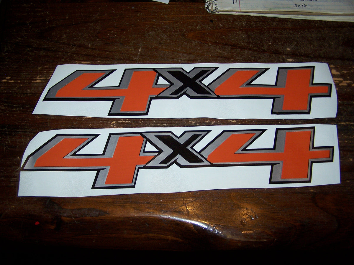 4X4 DECAL CHEVROLET SILVERADO GMC SIERRA COLORADO CANYON – Vellosvinyl