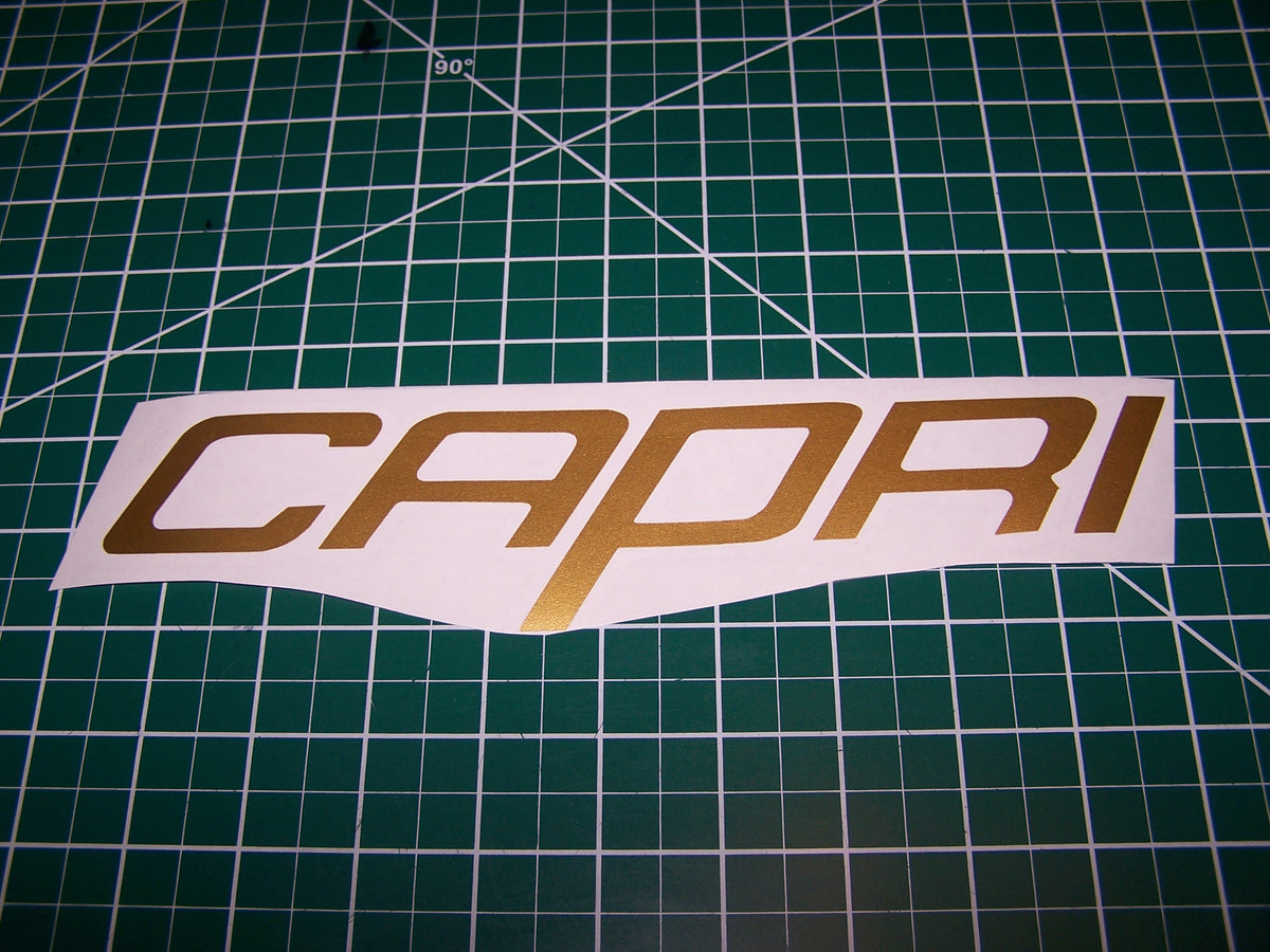 MERCURY CAPRI REAR SPOILER DECAL JUST LIKE 80-81 COBRA – Vellosvinyl