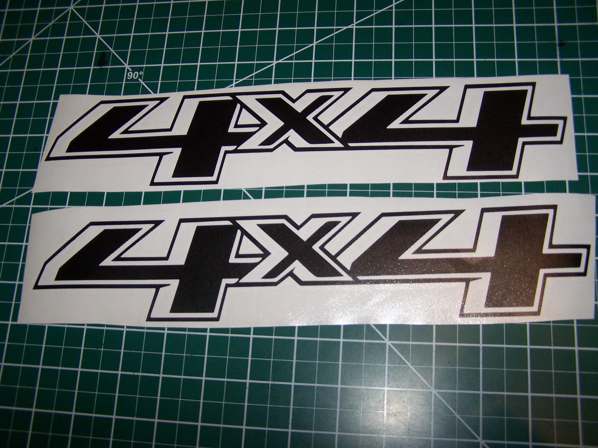 4X4 DECAL CUSTOM CHEVROLET SILVERADO GMC SIERRA COLORADO CANYON ...