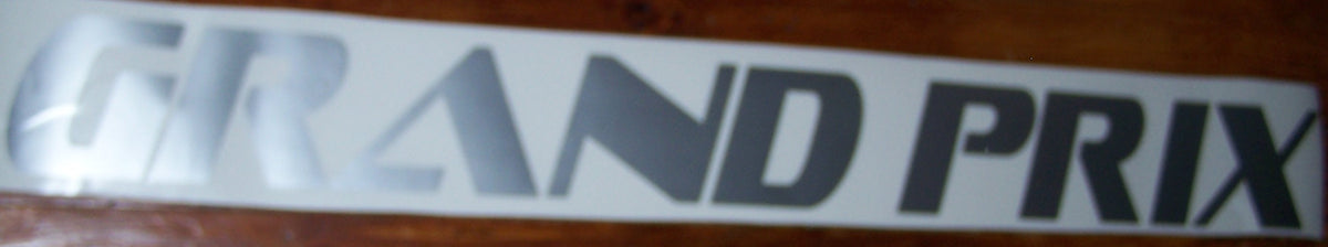 GRAND PRIX WINDSHIELD / WINDOW VINYL STICKER DECAL BANNER – Vellosvinyl