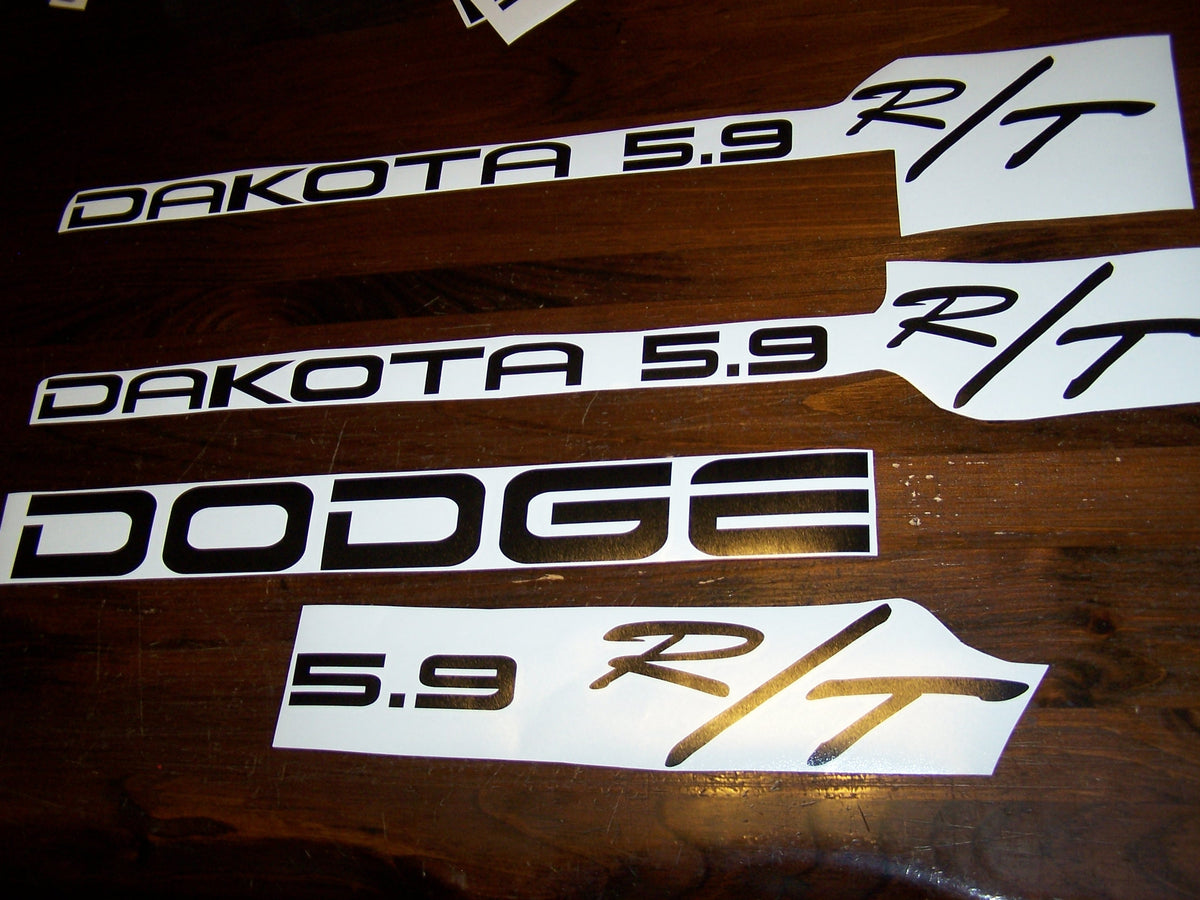 DODGE DAKOTA R/T VINYL STICKER DECAL KIT – Vellosvinyl