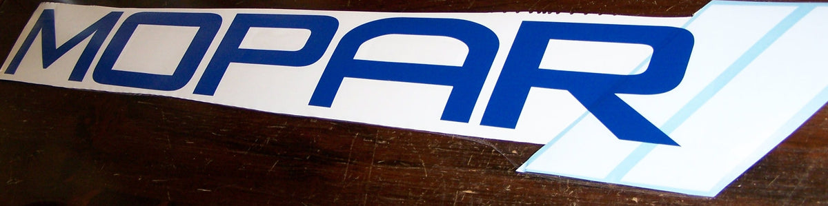 MOPAR WINDSHIELD DECAL STICKER BANNER CHOOSE SIZE AND 2 COLORS ...