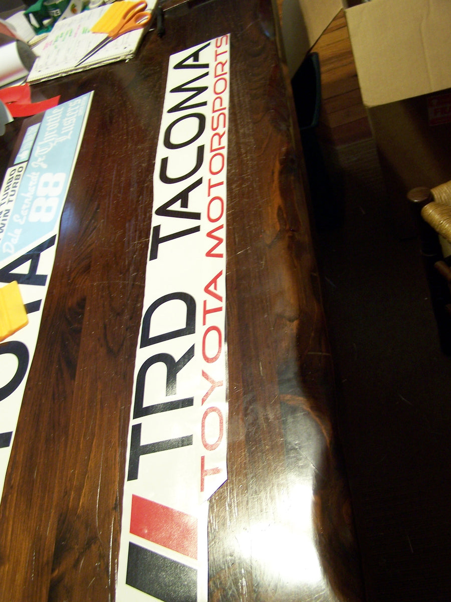 TRD TACOMA WINDSHIELD VINYL DECAL STICKER BANNER – Vellosvinyl