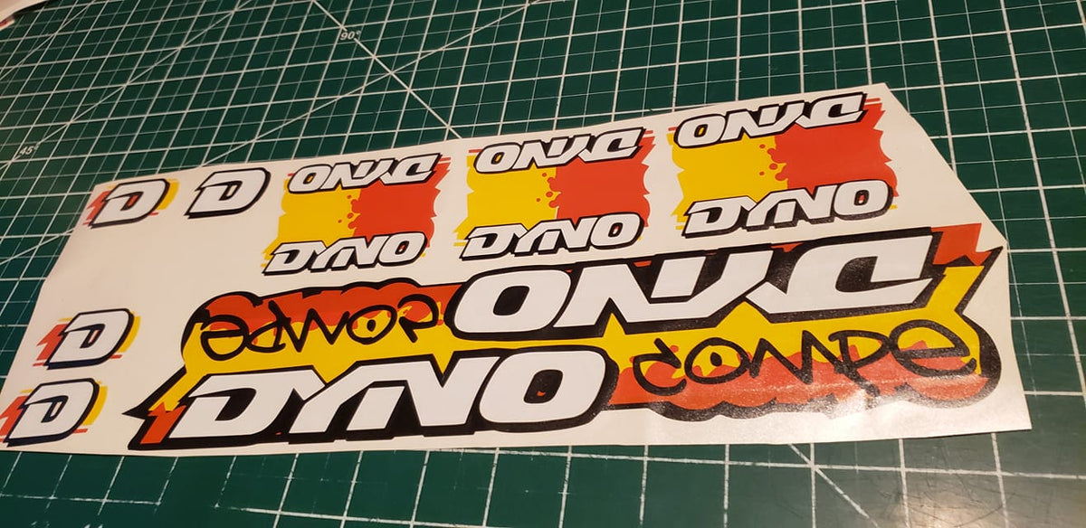 BMX DYNO COMPE DECAL SET 1988 – Vellosvinyl