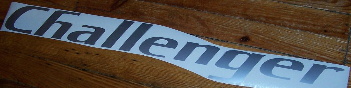 DODGE Challenger WINDSHIELD DECAL BANNER CHOOSE SIZE AND COLOR ...