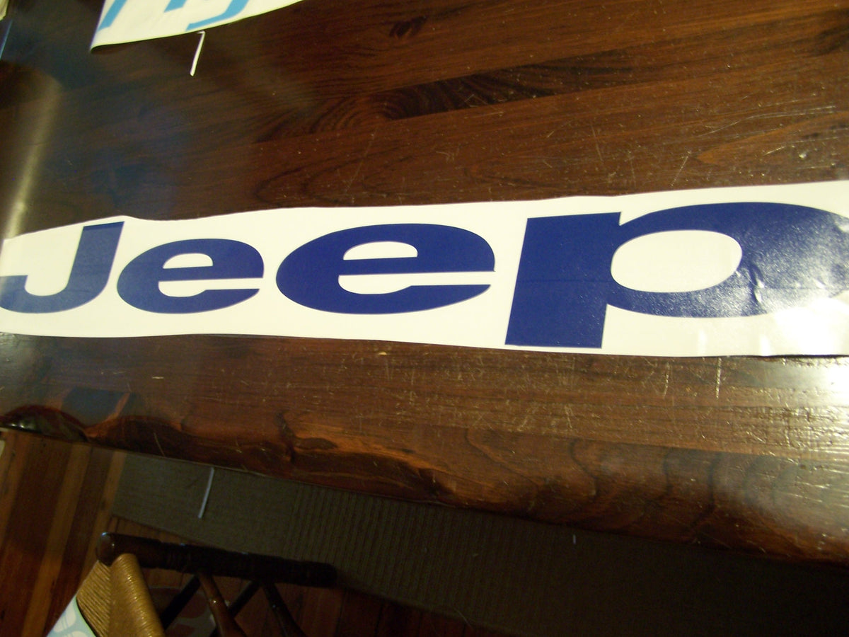 JEEP WINDSHIELD VINYL DECAL STICKER BANNER CHOOSE COLOR & SIZE ...