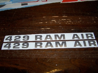 429 RAM AIR HOOD VINYL DECAL STICKER SET FOR 1971-73 MUSTANG – Vellosvinyl