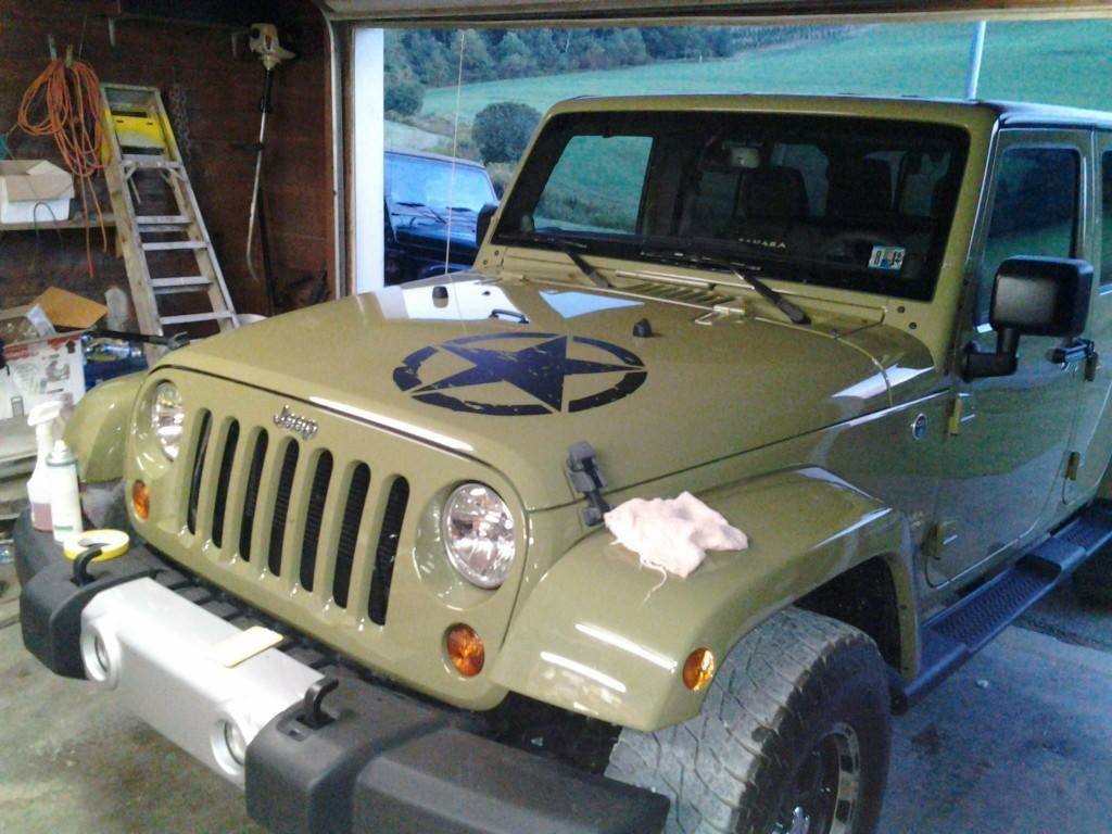Jeep FREEDOM EDITION OSCAR MIKE STAR HOOD & QUARTER DECAL SET 3 Vinyl ...