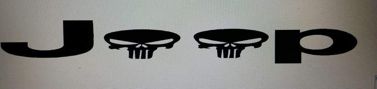 JEEP SKULL WINDSHIELD VINYL DECAL STICKER BANNER CHOOSE COLOR – Vellosvinyl