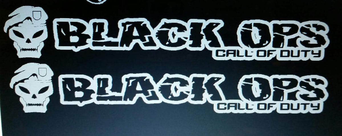 JEEP BLACK OPS WRANGLER OFF ROAD HOOD DECAL SET CALL OF DUTY – Vellosvinyl