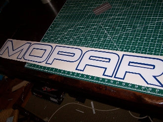 MOPAR WINDSHIELD DECAL CHOOSE COLOR AND SIZE – Vellosvinyl