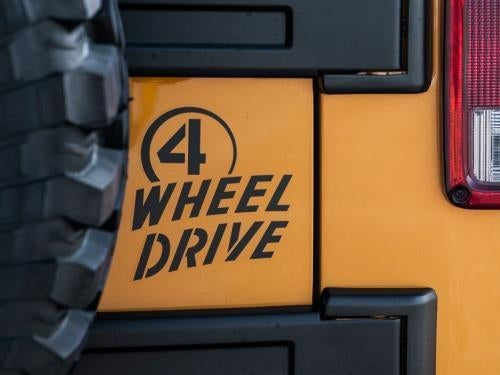 JEEP WRANGLER WILLYS 4 WHEEL DRIVE DECAL STICKER JK – Vellosvinyl