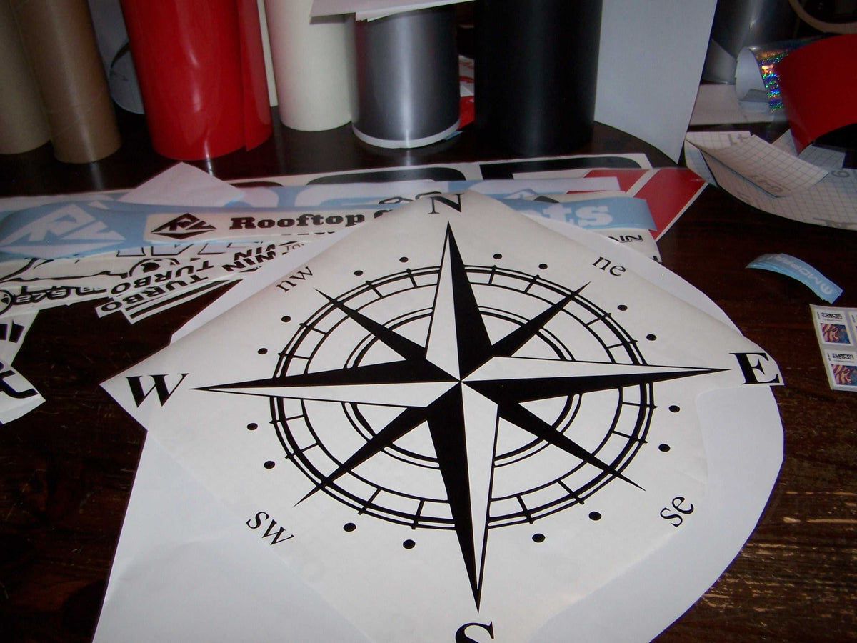 JEEP WRANGLER COMPASS HOOD DECAL STICKER – Vellosvinyl