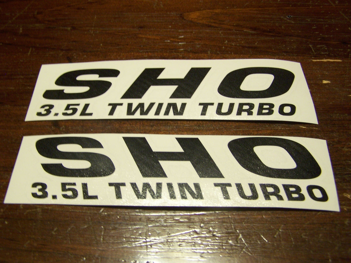 SHO 3.5L Twin Turbo Hood FENDER Decal Sticker Emblem Ford TAURUS ...