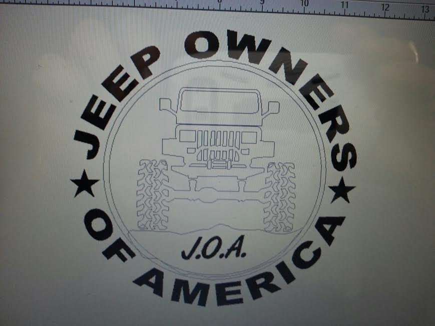 JEEP OWNERS OF AMERICA MEMBERS YJ VINYL DECAL STICKER – Vellosvinyl