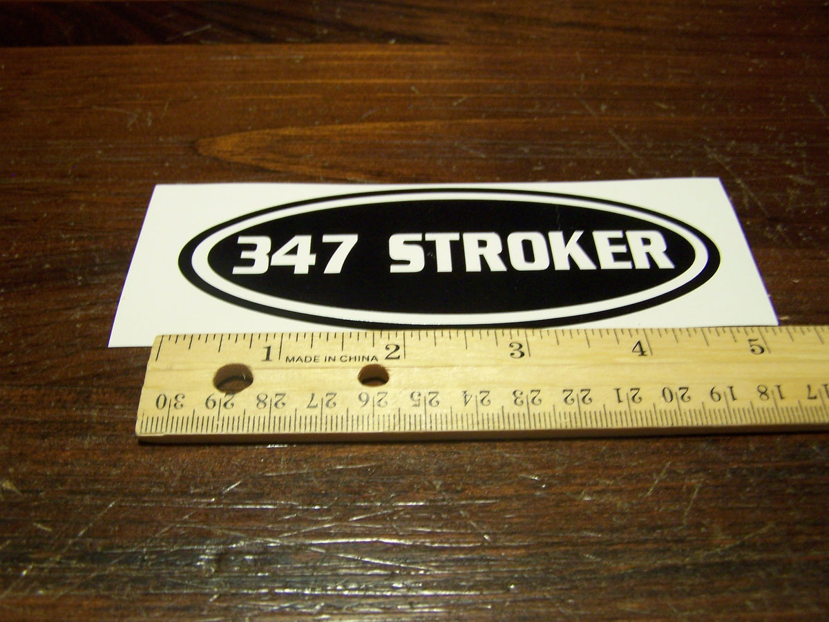 FORD 347 STROKER OVAL DECAL – Vellosvinyl
