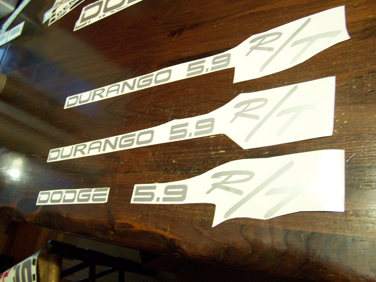 DODGE DURANGO R/T VINYL STICKER DECAL KIT – Vellosvinyl