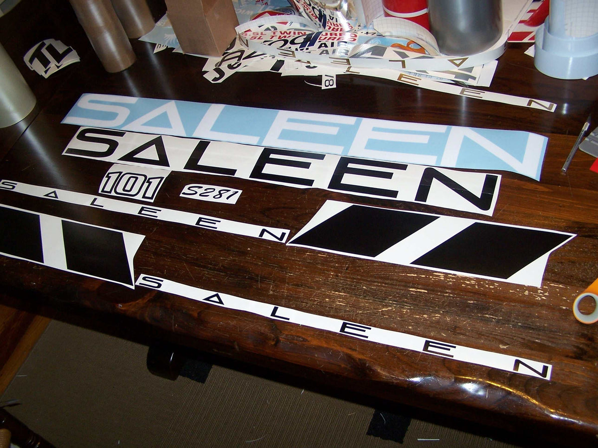 SALEEN MUSTANG VINYL DECAL KIT COMPLETE – Vellosvinyl