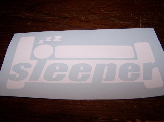 SLEEPER VINYL DECAL STICKER CHOOSE COLOR & SIZE – Vellosvinyl