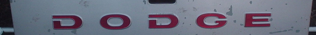 DODGE DAKOTA 87-96 TAILGATE DECAL CHOOSE COLOR FIRST GENERATION ...