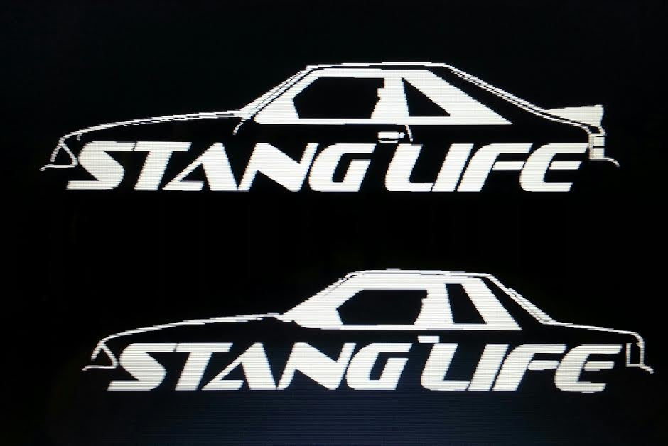 STANG LIFE WINDOW BANNER STICKER DECAL CHOOSE COLOR FOX BODY – Vellosvinyl