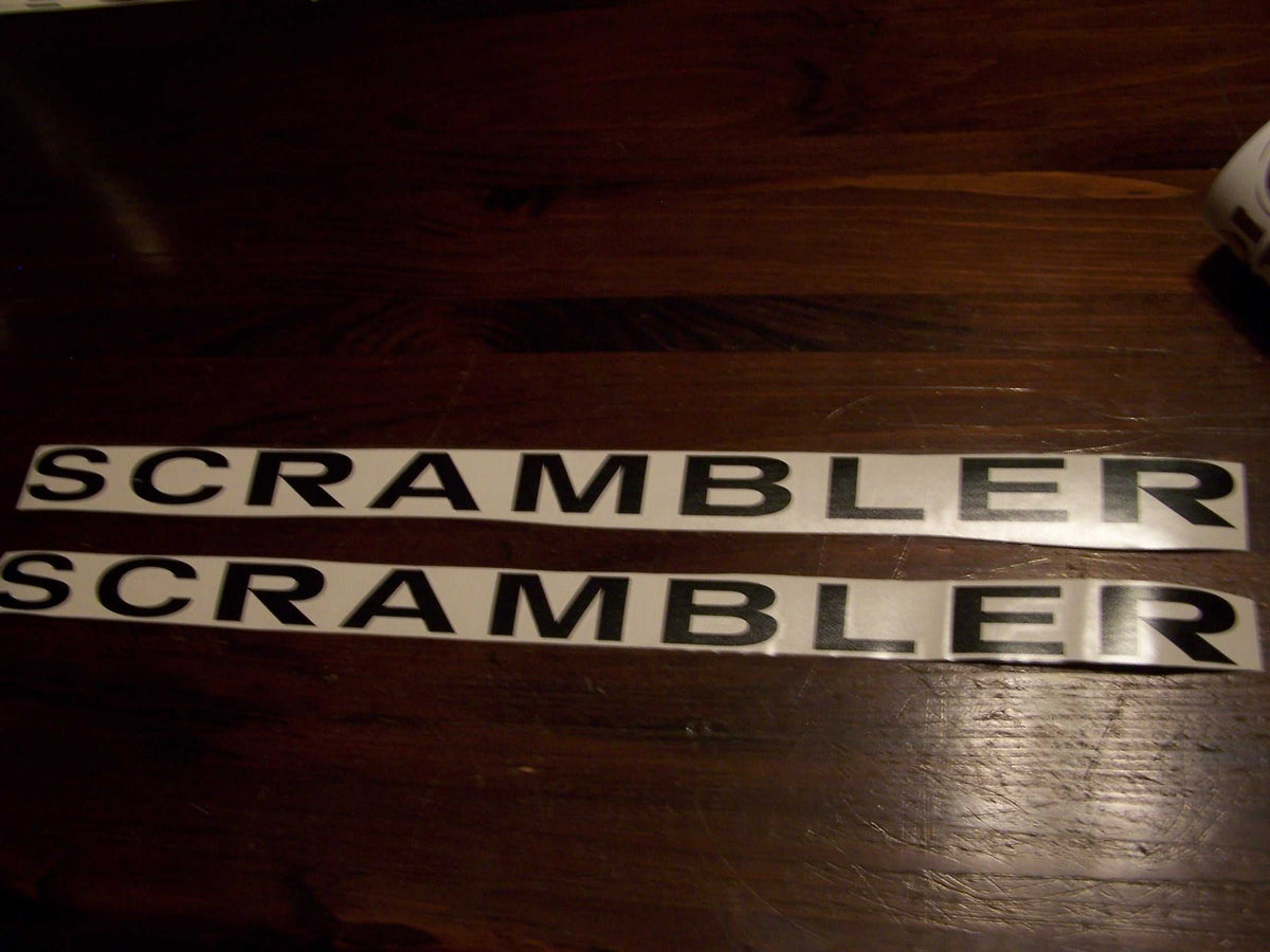 JEEP SCRAMBLER HOOD DECAL SET OF 2 CHOOSE COLOR – Vellosvinyl