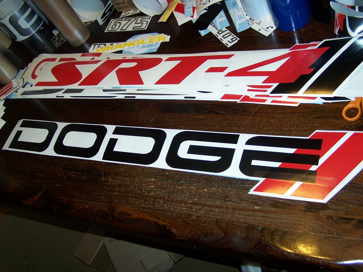 DODGE WINDSHIELD BANNER CHOOSE COLORS & SIZE – Vellosvinyl