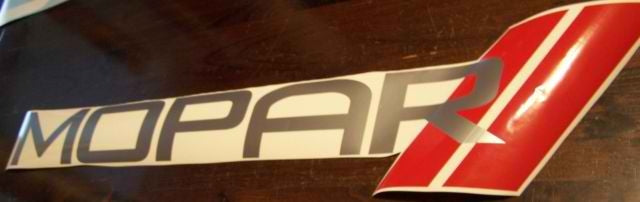 MOPAR WINDSHIELD DECAL STICKER BANNER CHOOSE SIZE AND 2 COLORS ...