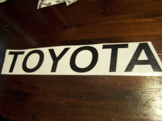 TOYOTA TAILGATE DECAL STICKER EMBLEM CHOOSE SIZE & COLOR – Vellosvinyl
