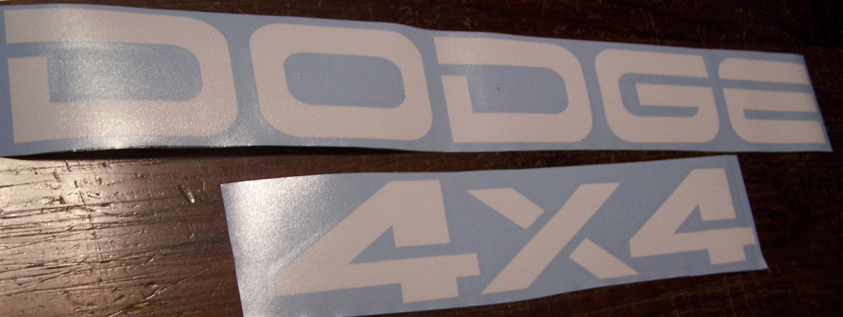 DODGE & 4x4 TAILGATE DECAL SET RAM DAKOTA – Vellosvinyl