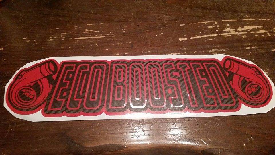 ECOBOOSTED VINYL DECAL STICKER CHOOSE COLORS & SIZE – Vellosvinyl