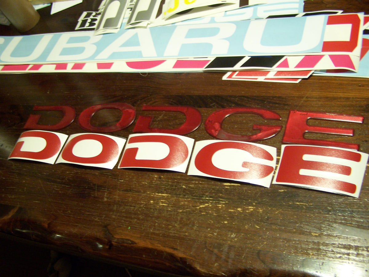 DODGE DAKOTA 87-96 TAILGATE DECAL CHOOSE COLOR FIRST GENERATION ...