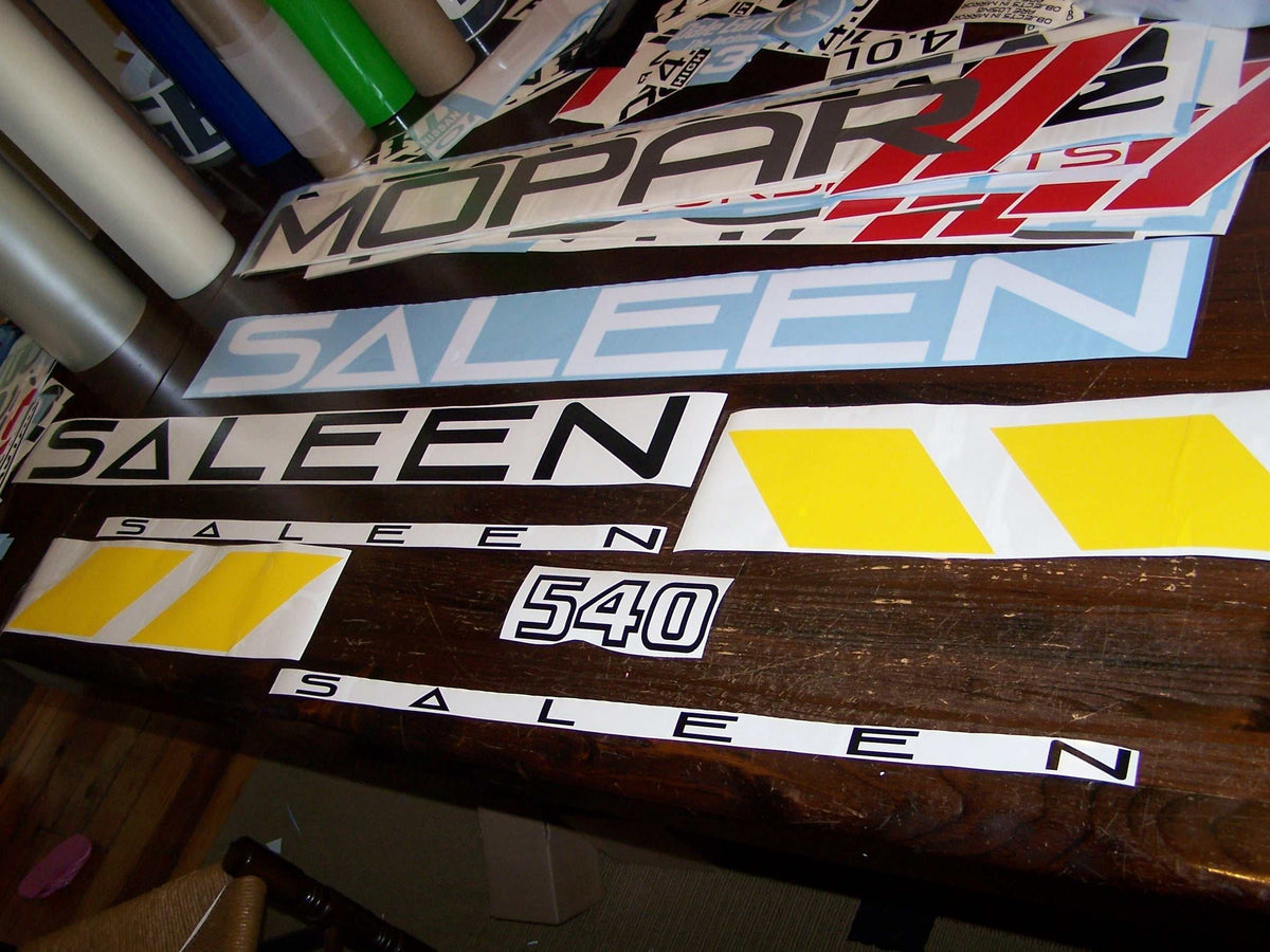 SALEEN MUSTANG VINYL DECAL KIT COMPLETE – Vellosvinyl