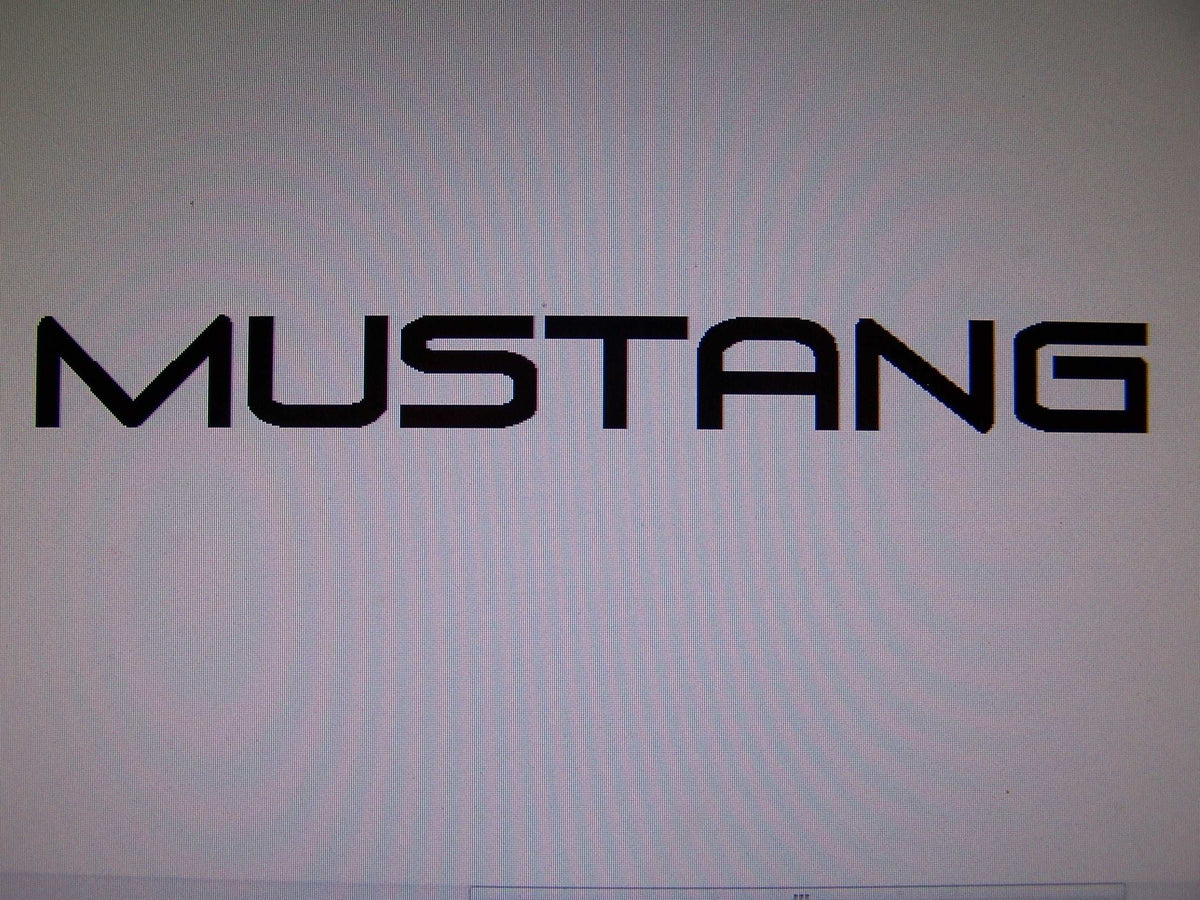 MUSTANG WINDSHIELD DECAL BANNER – Vellosvinyl