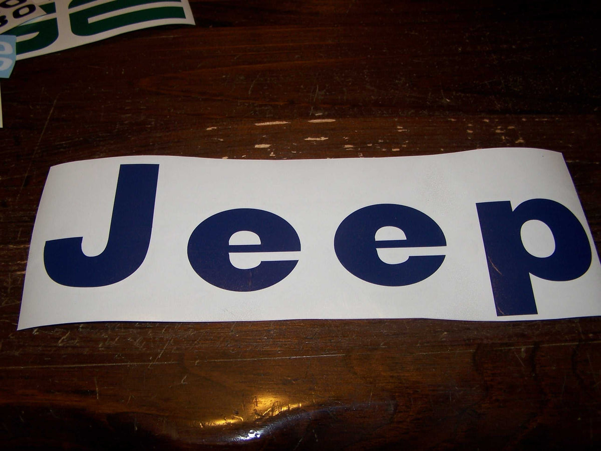1975-86 JEEP CJ TAILGATE VINYL DECAL CJ7 SCRAMBLER CJ8 – Vellosvinyl