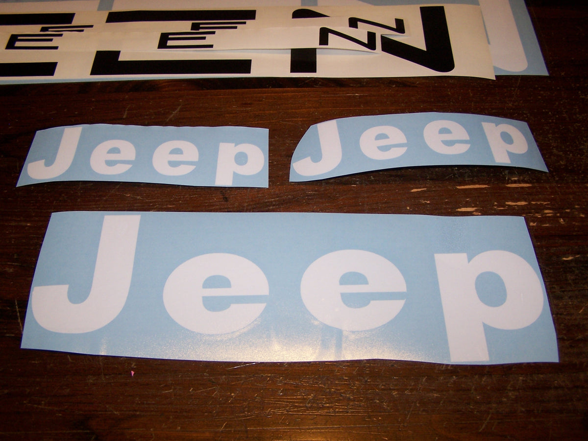 1975-86 Jeep CJ Tailgate & Fender Decal Kit for CJ7 – Vellosvinyl